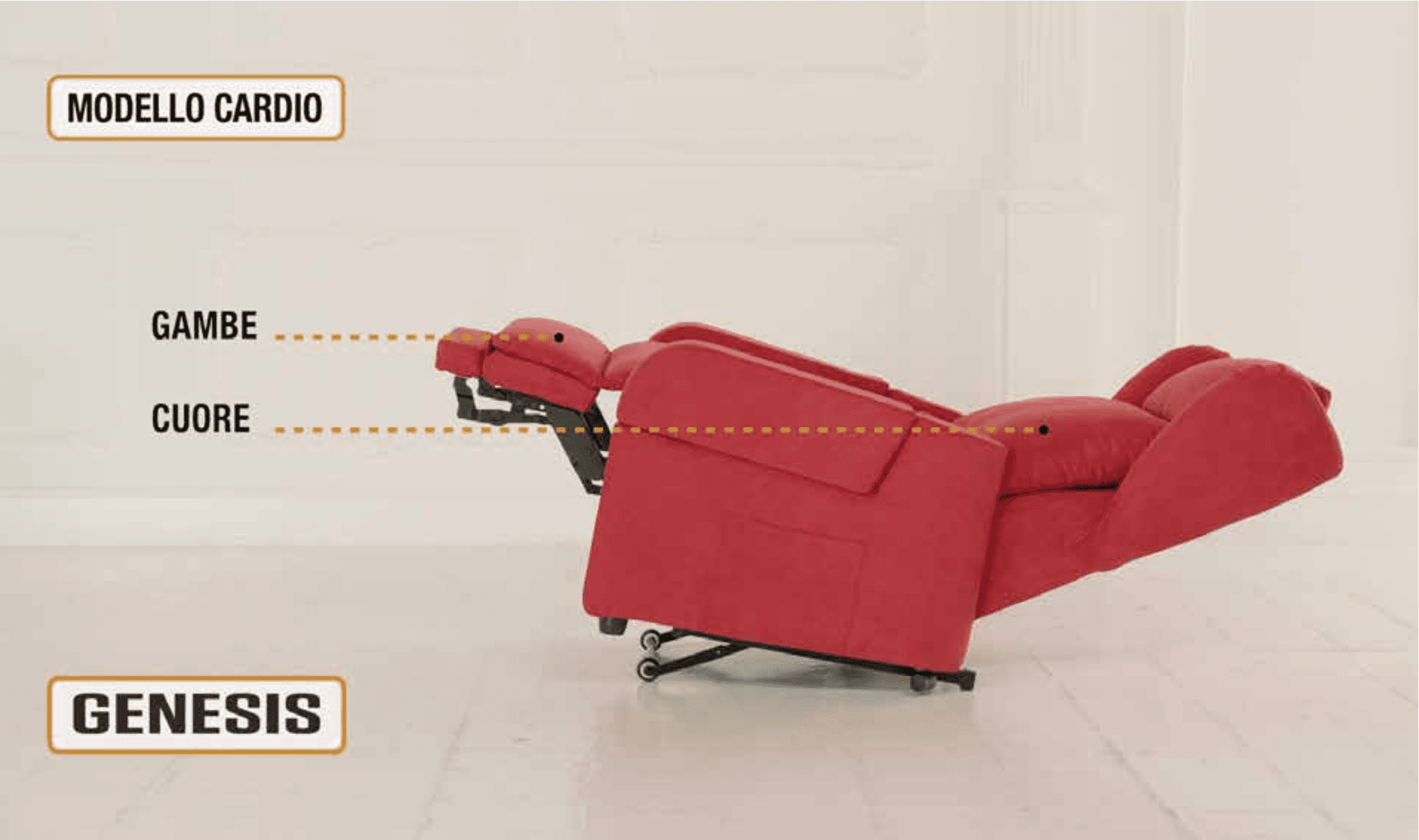 Poltrone relax genesis alzapersona - richiedi preventivo - Poltrone Genesis - Sito ufficiale